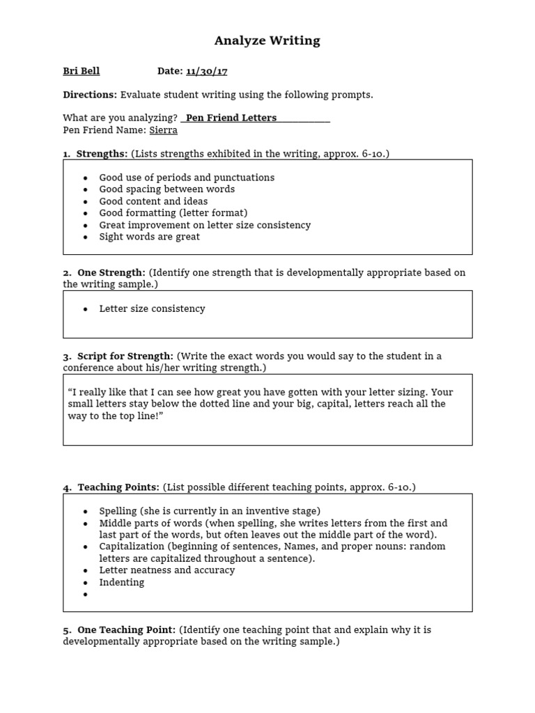 Pen Pal Letters | PDF | Word | Writing
