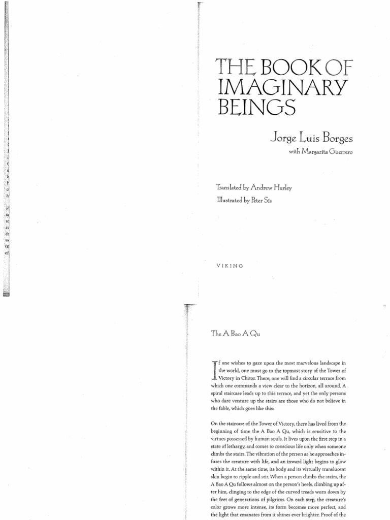 Book of Imaginary Beings - Borges PDF | PDF