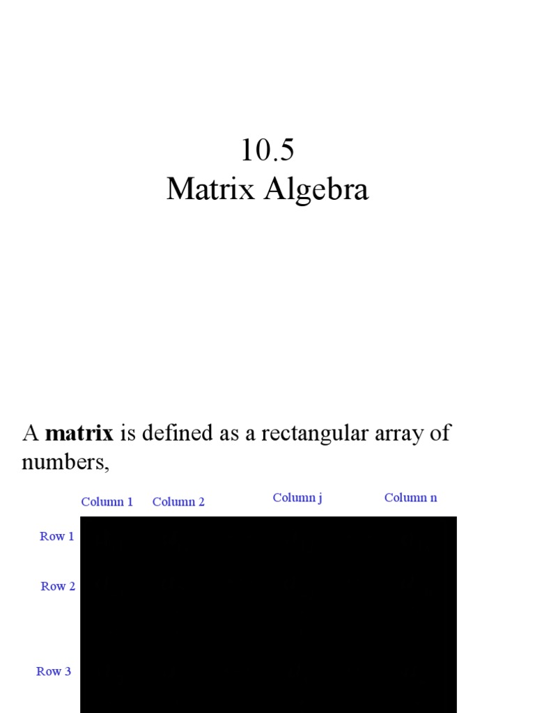3 Matrices | PDF