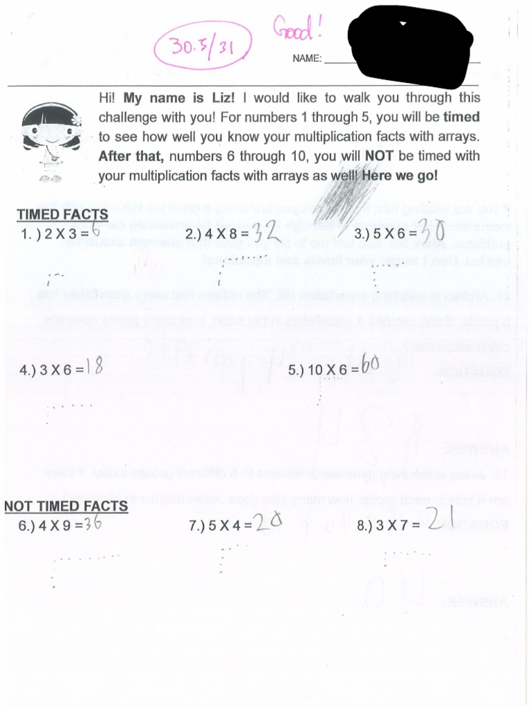 Andy | PDF | Teaching Mathematics