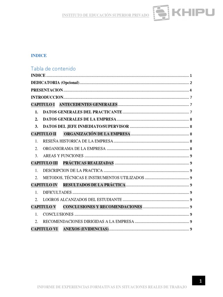 Esquema Final de Informe de Experiencias Formativa | PDF | Imperio Inca