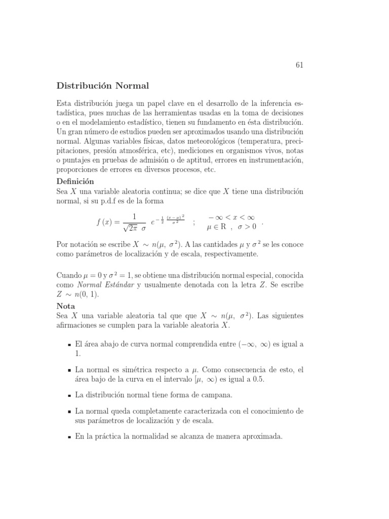 Clase 7 | PDF | Distribución normal | Integral