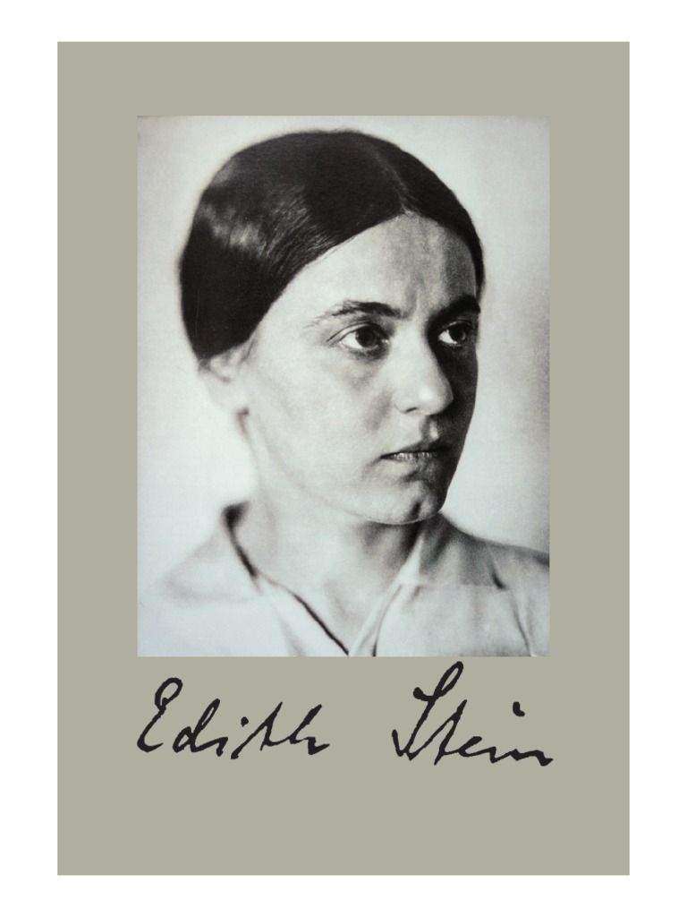 Edith Stein - La idea de hombre como fundamento de la educación | PDF | Existencia | Filosofía