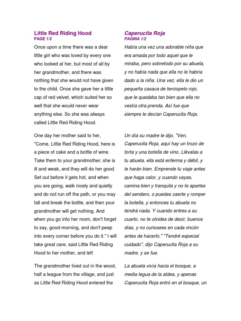 Cuento De Ingles Pdf