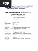 Contoh Template Lesson Plan Permata (Taska) | PDF | Career & Growth