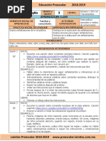 Planeacion de Ingles 3-PREESCOLAR | PDF | Educación de la primera ...