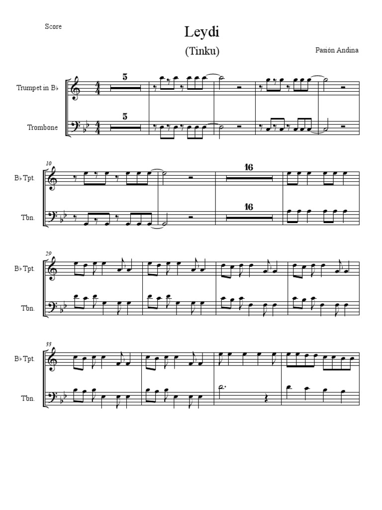 Tinku Score | PDF