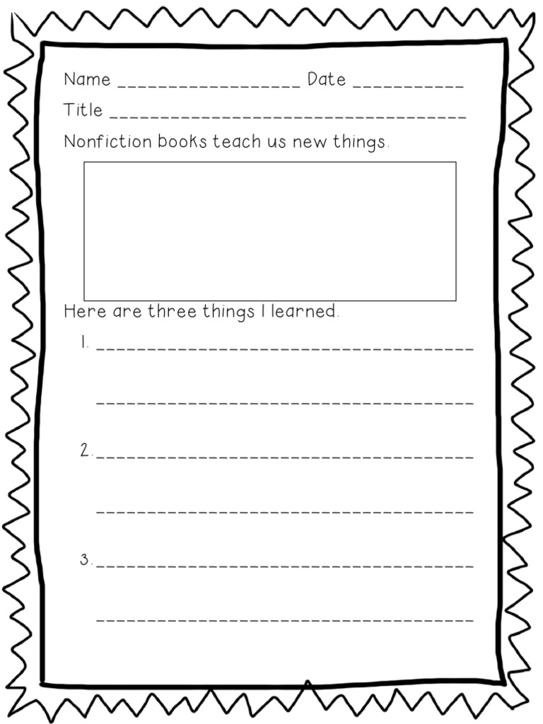 Nonfiction Reading Response | PDF