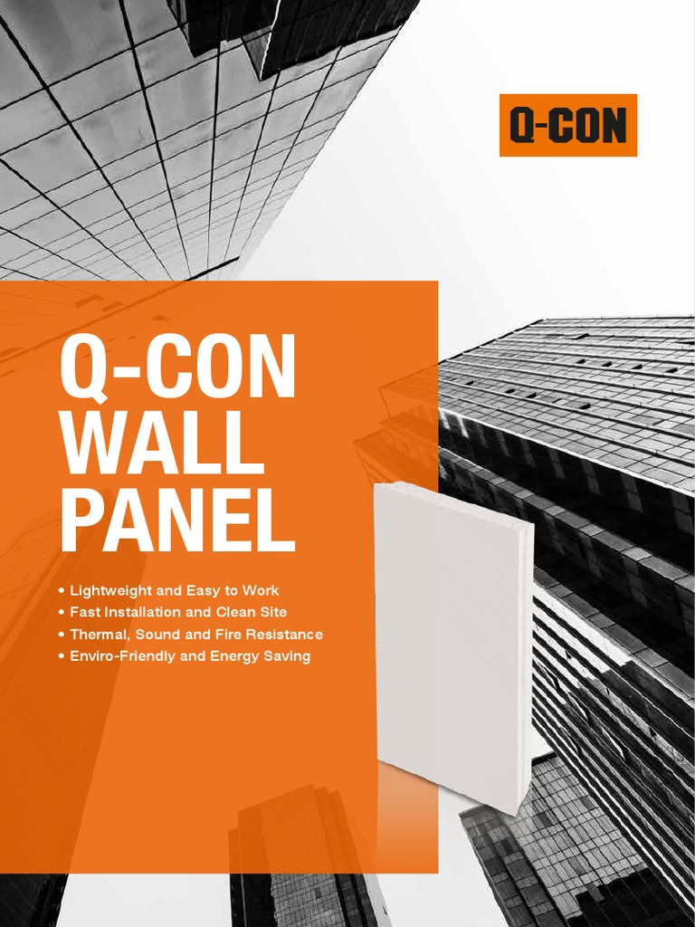 Q-CON Wall Panel Installation Guide | PDF | Pallet | Crane (Machine)