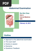 Abdominal Examination - OSCE Guide - Geeky Medics | PDF | Abdomen | Medical Specialties