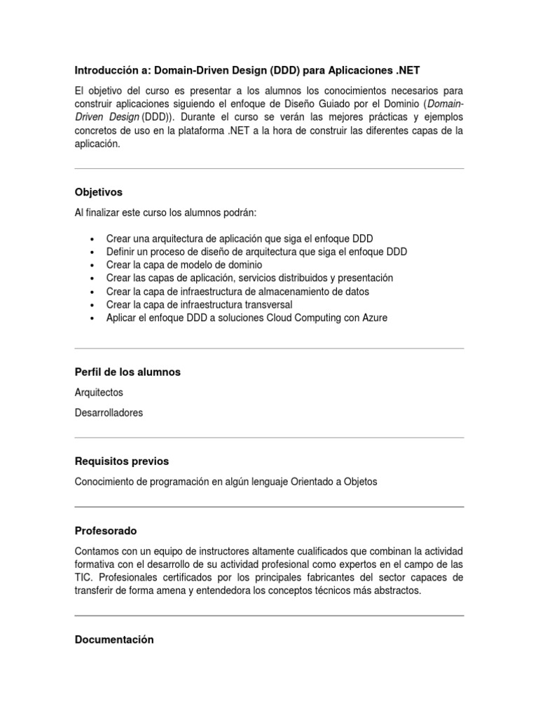 Arquitectura DDD | PDF | Arquitectura orientada a Servicios ...
