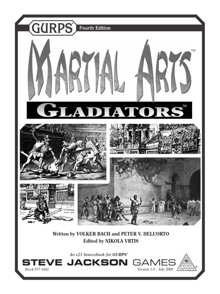 GURPS 4e - Martial Arts - Gladiators PDF | PDF | Gladiator | Spartacus