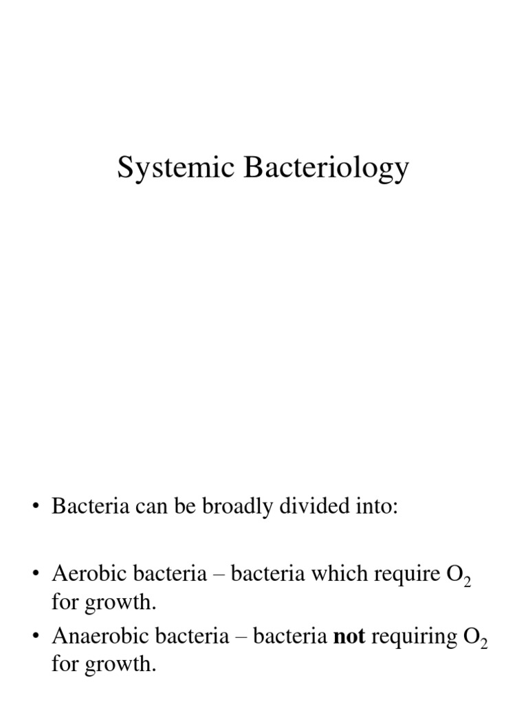 Systemic Bacteriology | PDF | Staphylococcus Aureus | Streptococcus