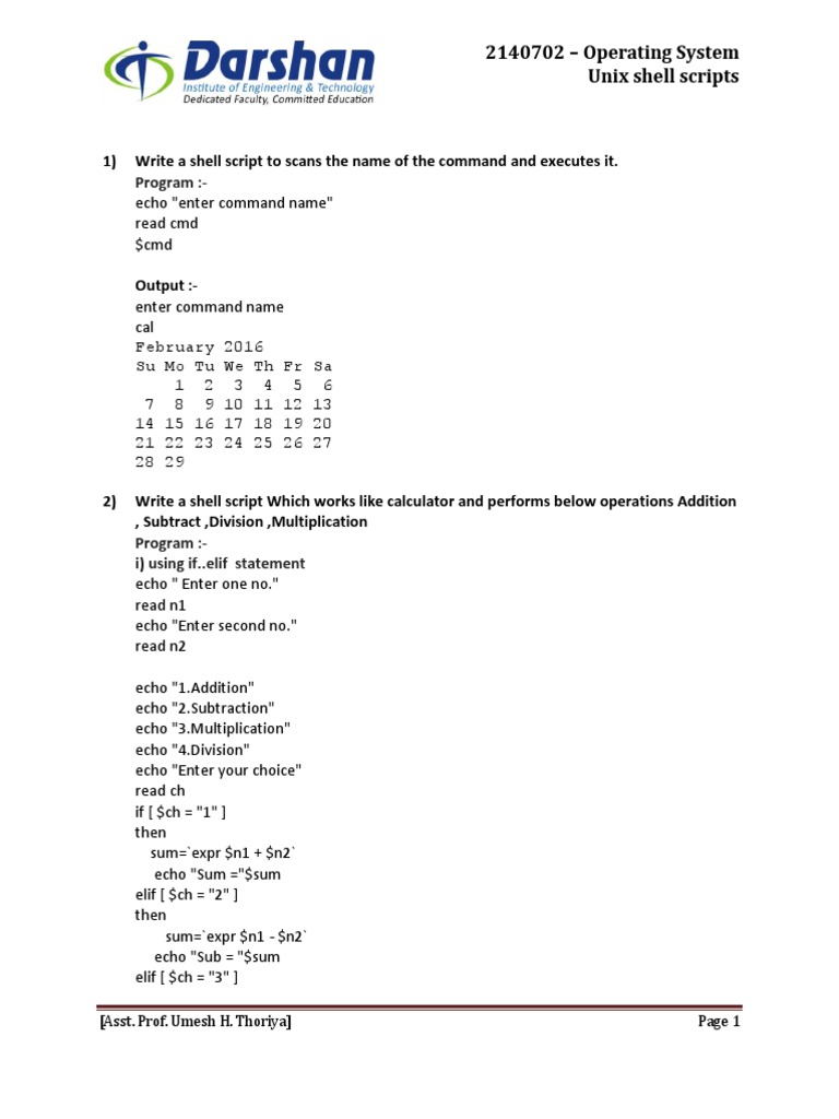 Shell-Script 06042017 050954AM | PDF | String (Computer Science) | Filename
