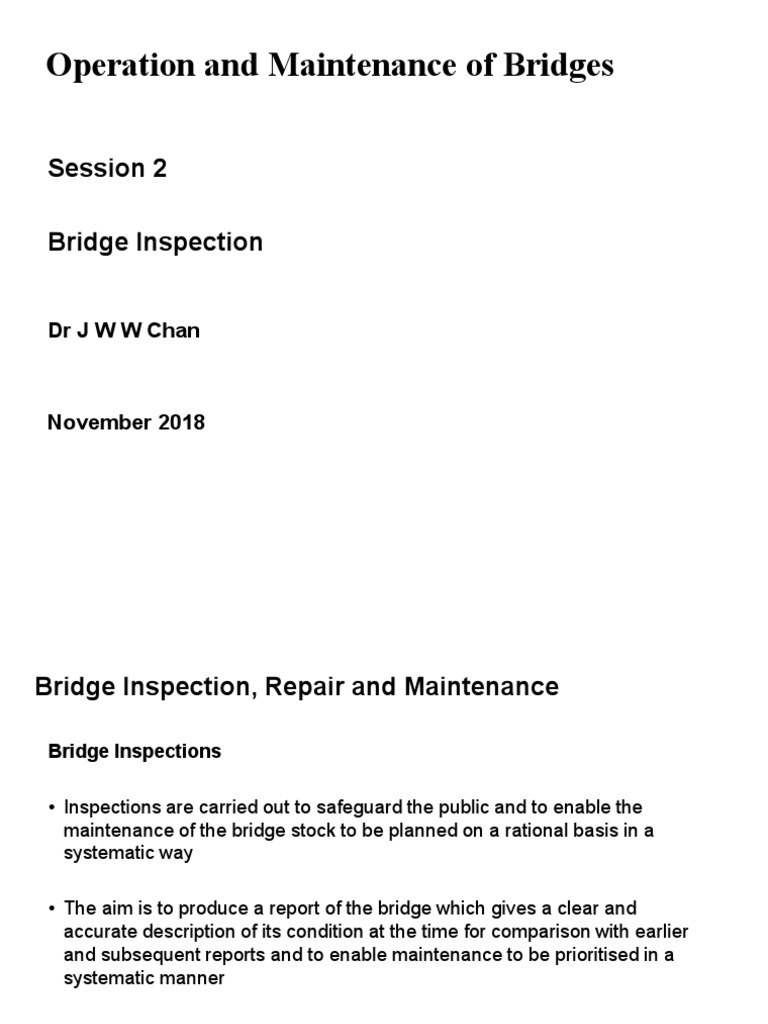 Bridge Inspections Session 2 | PDF | Prestressed Concrete | Corrosion
