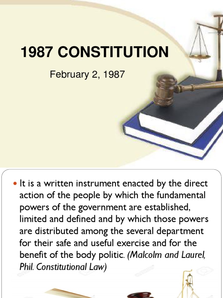 1987 Constitution: February 2, 1987 | PDF | Initiative | United States ...