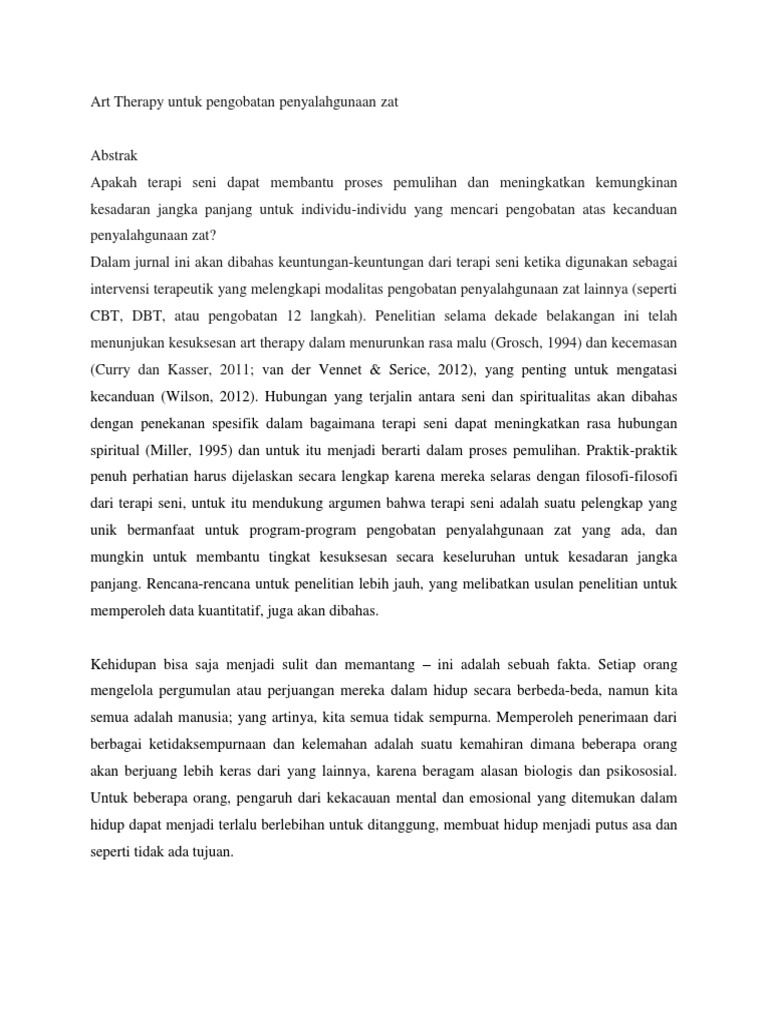 Translate Journal Art Terapi - Putri Dan Luciana | PDF