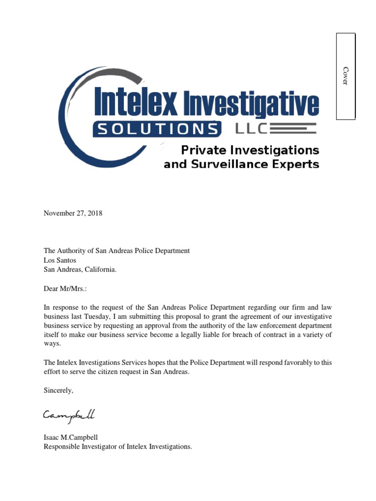 The Intelex Business Agreement | PDF | Private Investigator ...