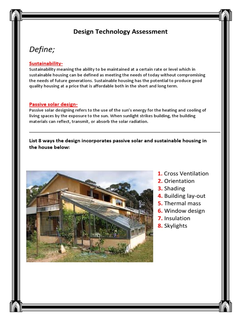 Define : Design Technology Assessment | PDF | Green Building | Building ...