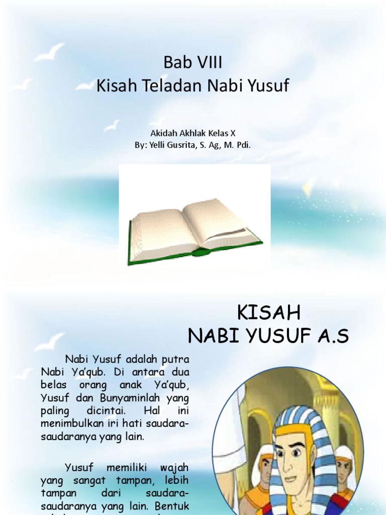 Kisah Teladan Nabi Yusuf | PDF Kisah Teladan Nabi Yusuf | PDF