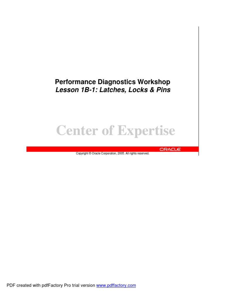 Tuning Ws 1b1 Locks | PDF | Oracle Database | Traffic