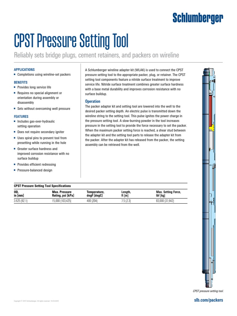 CPST Pressure Setting Tool PDF | PDF | Pressure | Materials