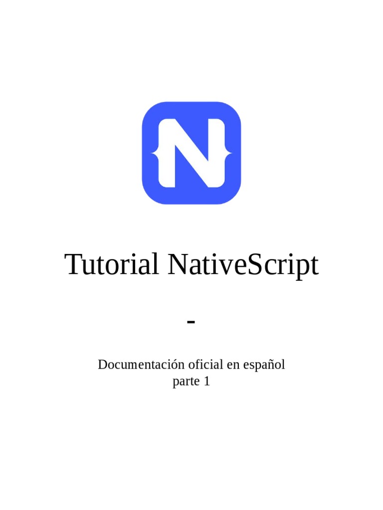 Tutorial NativeScript 1 PDF | PDF | Android (sistema operativo) | Interfaz de línea de comando