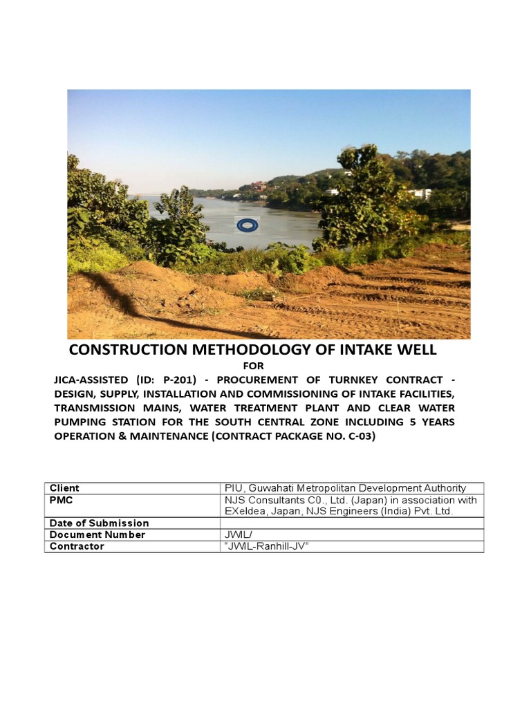 Intake Well Methodology-Package 3C-GWSP - JWIL | PDF | Silt | Pumping ...