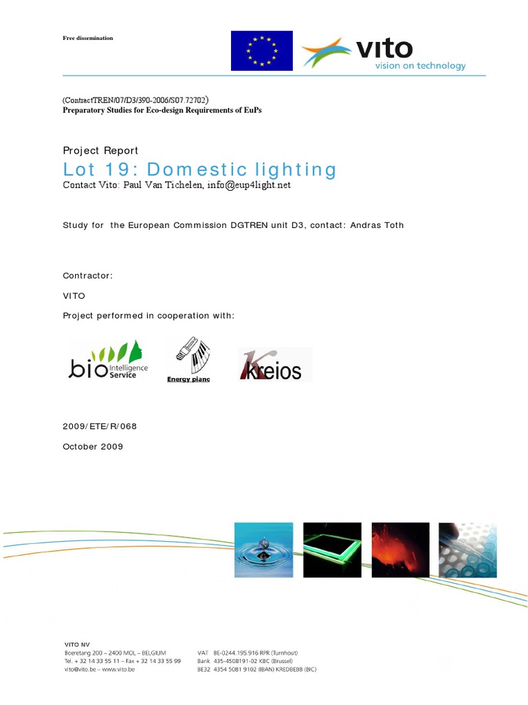 Domestic Lighting Report | PDF | Lighting | Compact Fluorescent Lamp