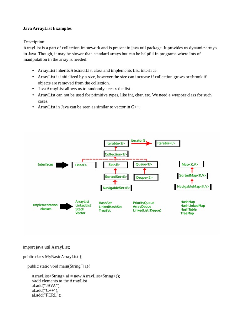 ArrayList Vector | PDF | Array Data Structure | Class (Computer ...