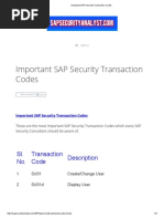 SAP SLG1 Tcode: Application Log Guide | PDF