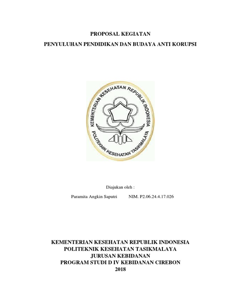 Cover Proposal Kegiatan Pbak | PDF