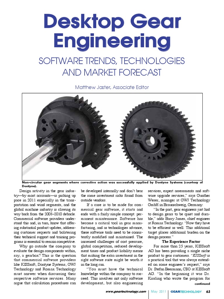 Desktop Gear Engineering | PDF | Gear | Software As A Service
