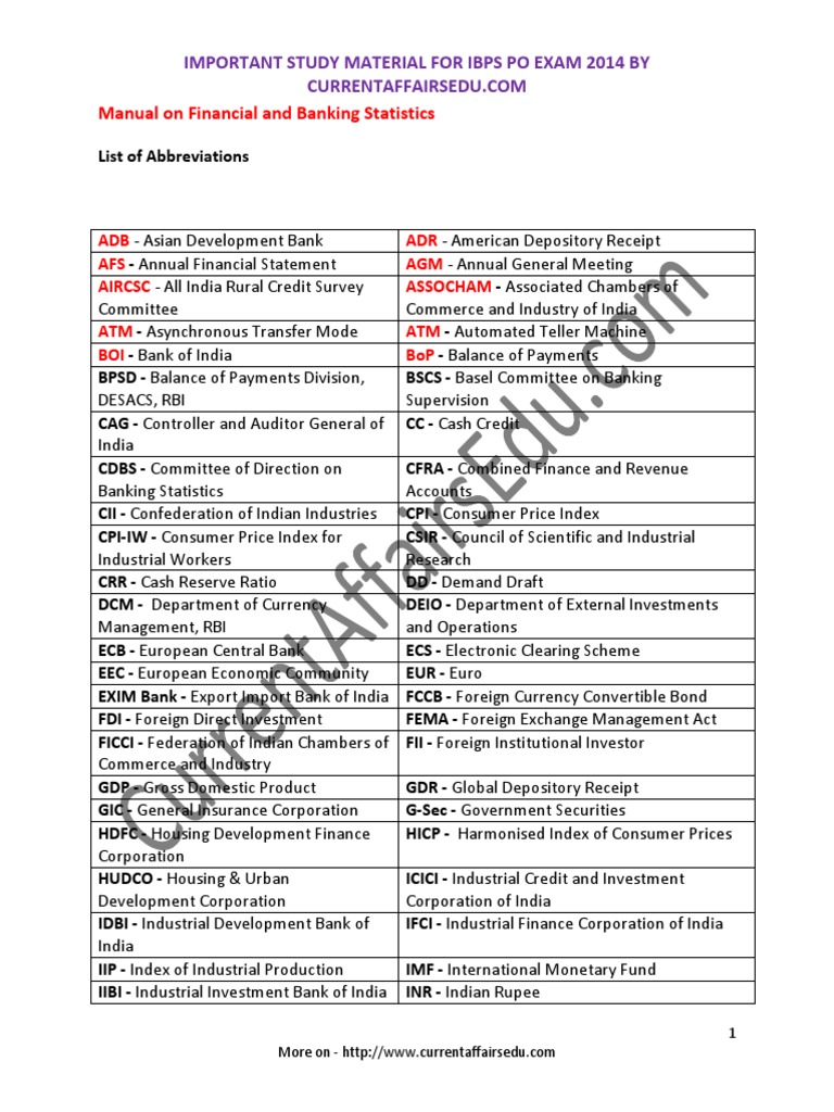 Bank Exam Study Material 2014 PDF | PDF | Business