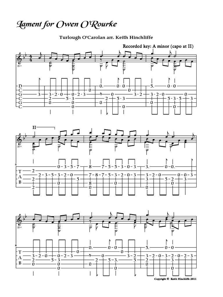 Lament For Owen O'rourke | PDF