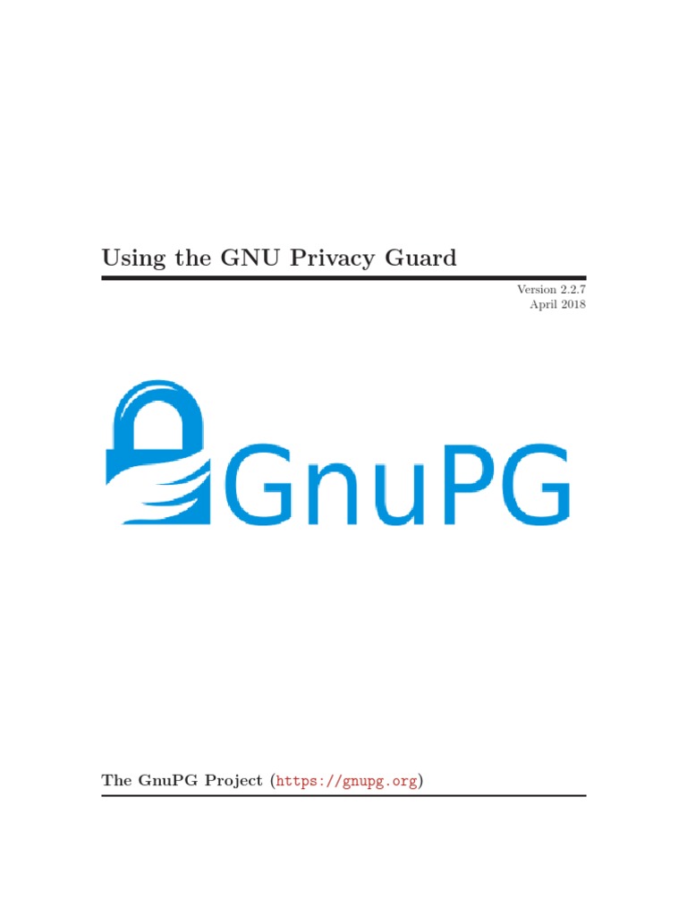 Gnupg | PDF | Secure Shell | Command Line Interface