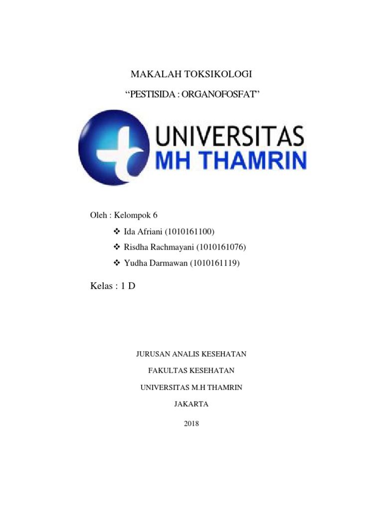 Gejala Keracunan Pestisida Organofosfat | PDF | Sains & Matematika