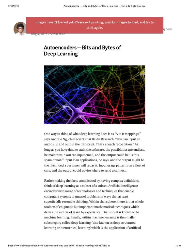 Autoencoders - Bits and Bytes of Deep Learning - Towards Data Science ...