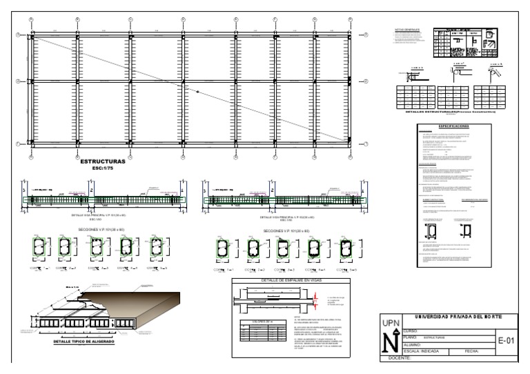 UPN E-01: Estructuras