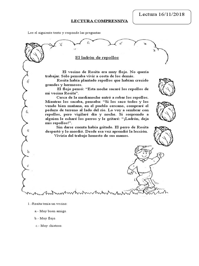 Lectura Comprensiva | PDF | Ocio