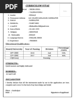 Simple Biodata Format | PDF