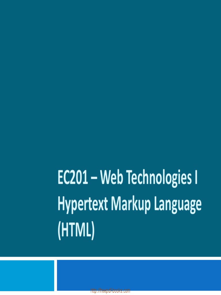 Html Introduction Php Lecture 2 Pdf Pdf Html Html Element