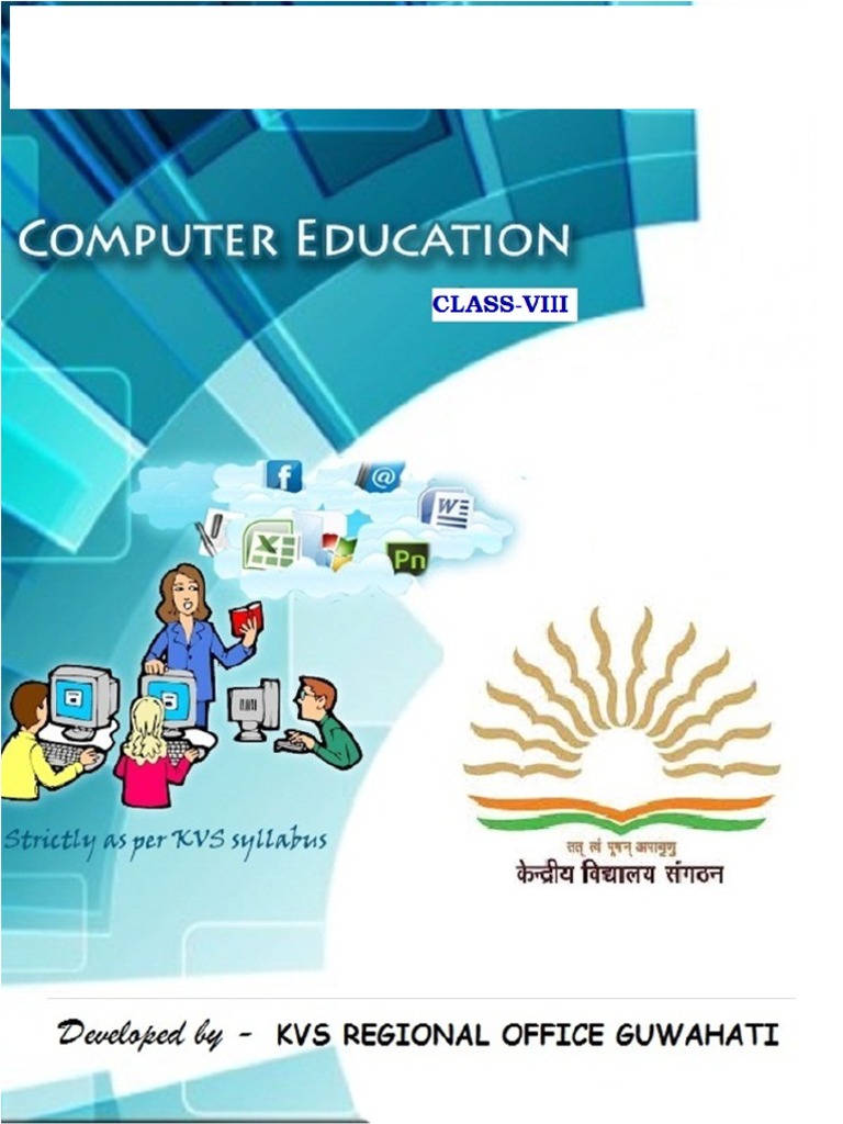Class Viii Computer Book (KVS) | PDF | Adobe Photoshop | Algorithms