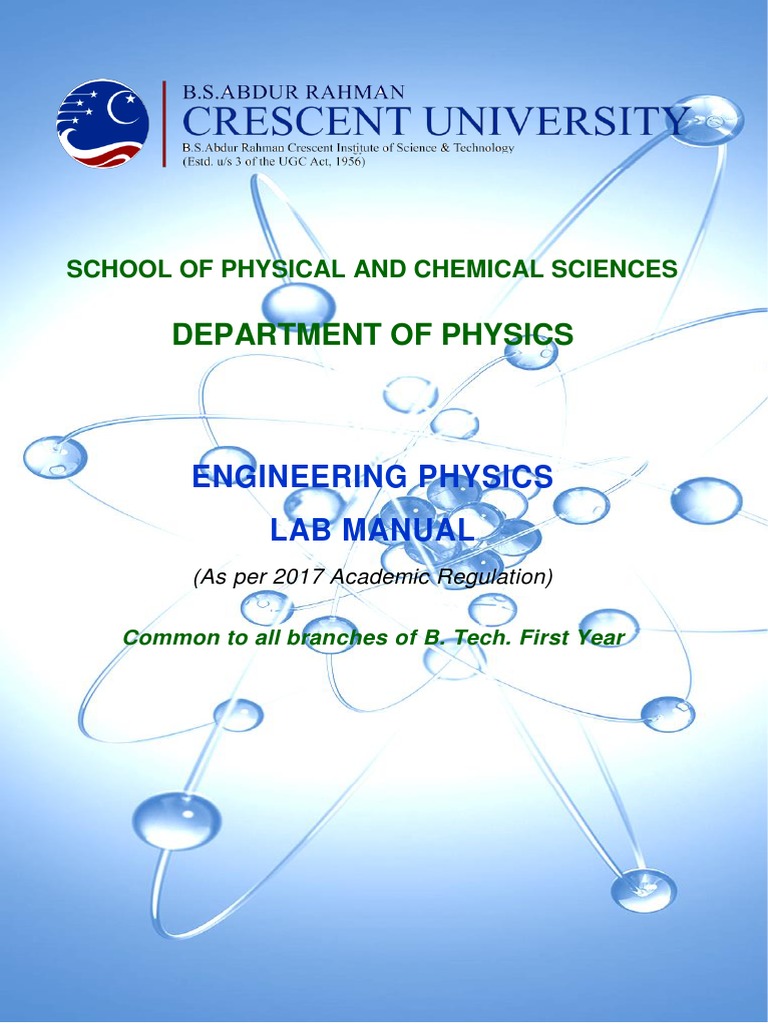 Physics Lab Manual2017 (New Regulation) | PDF | Diffraction | Waves