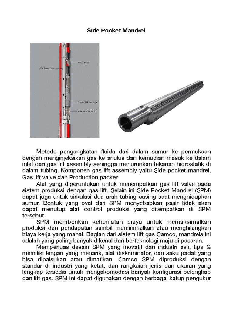 Side Pocket Mandrel | PDF
