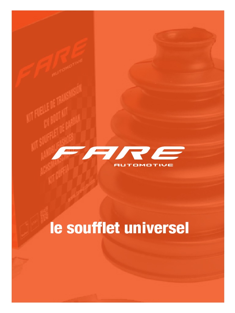 Soufflet Universel : Durabilité et Performance | PDF | Véhicules ...