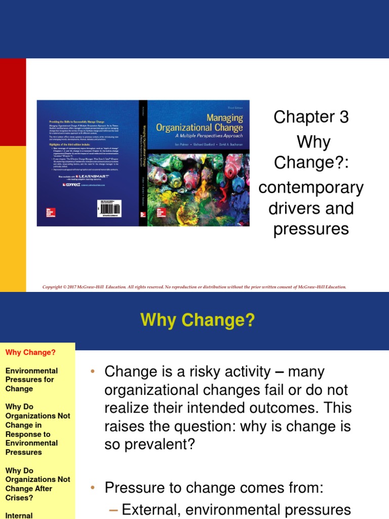 Why Change?: Contemporary Drivers and Pressures | PDF | Psychological ...