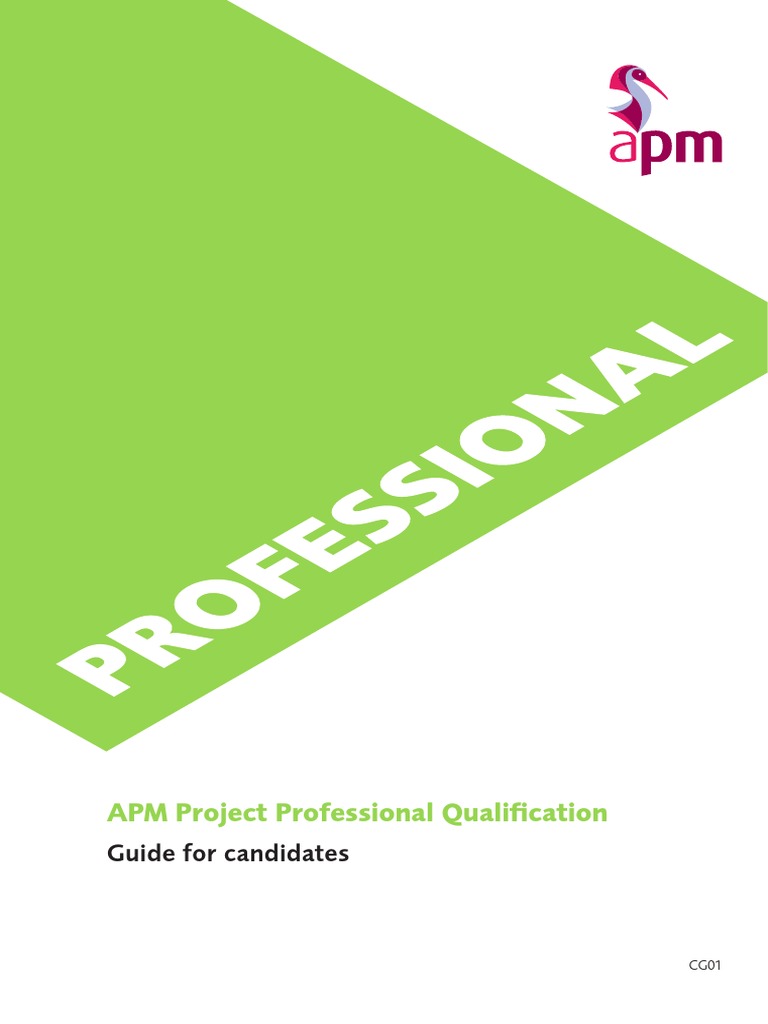 APM Project Professional Qualification Guide For Candidates | PDF ...