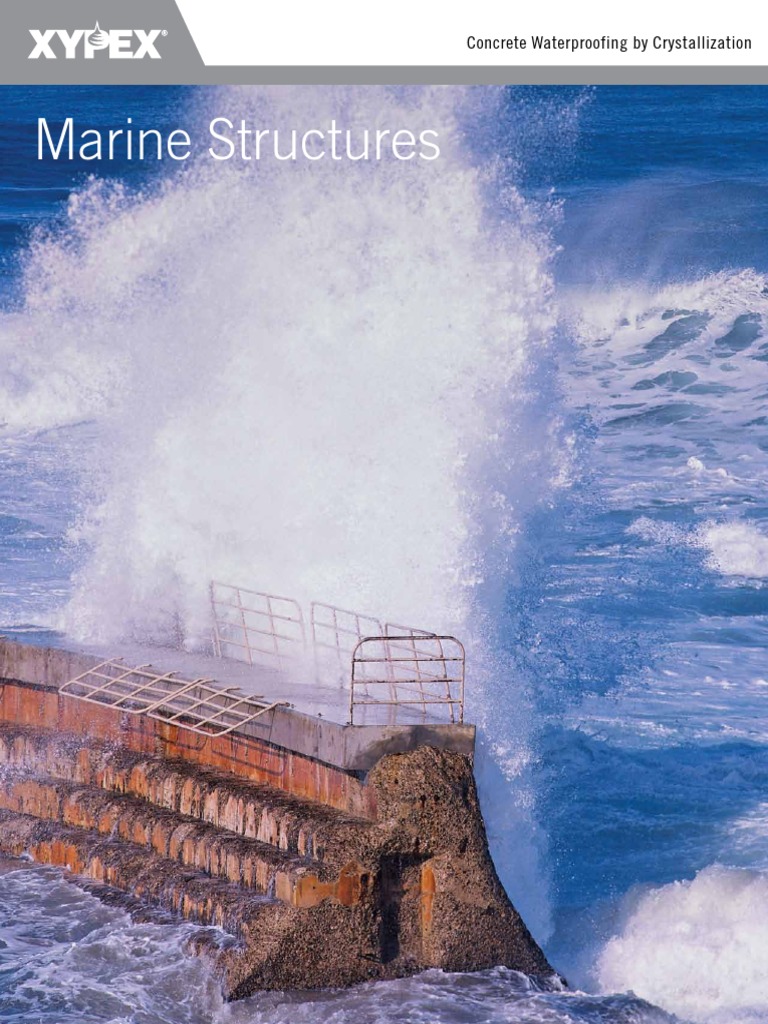 Marine Structures: Concrete Waterproofing by Crystallization | PDF ...