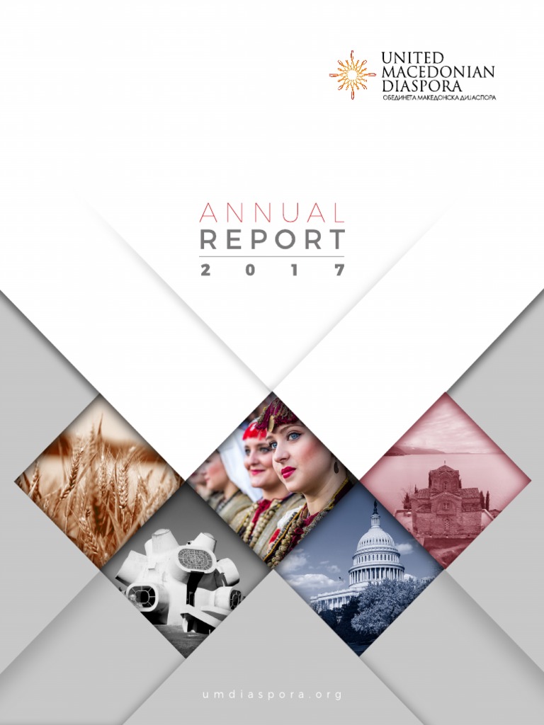 UMD Annual Report Spreads | PDF | Republic Of Macedonia | Government